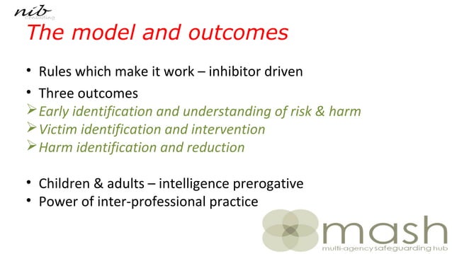 MASH - multi-agency safeguarding hub | PPT
