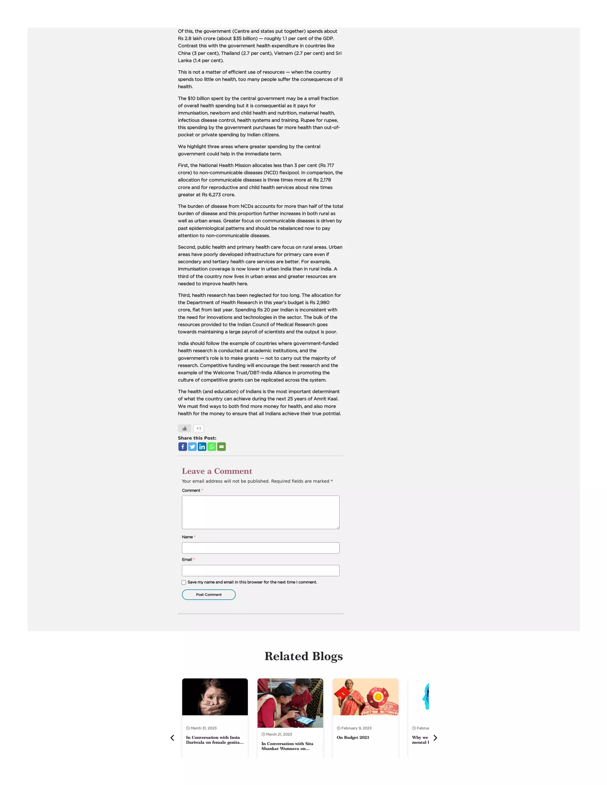 Health in Amrit Kaal | PDF