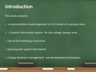 Development of GIS based 3-D information System of College Campus | PDF | Databases | Computer ...