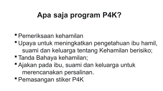 P4K Program perencanaan Persalinan..pptx