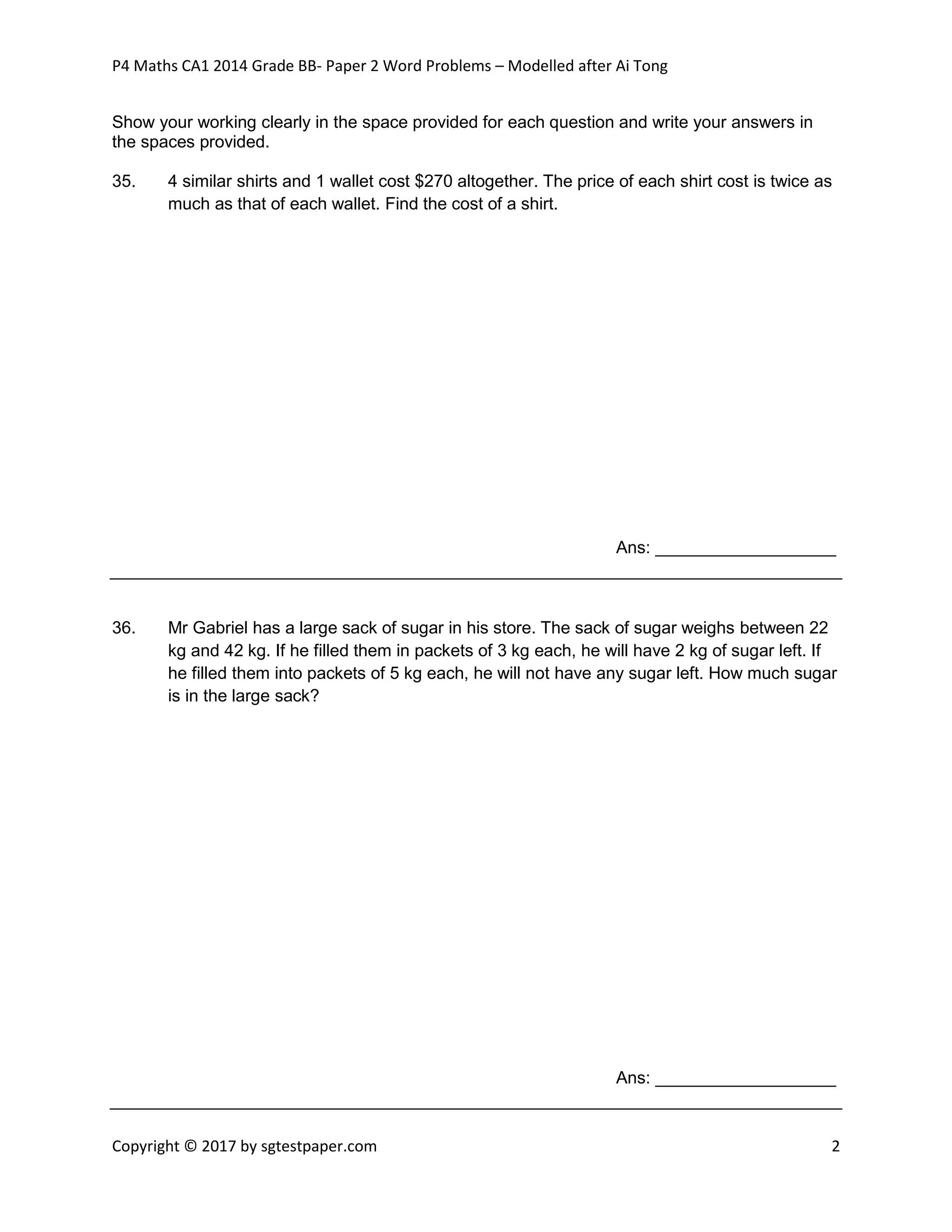 P4 maths ca1_2016_word_problems_solutions_modelled_after_ai_tong | PDF