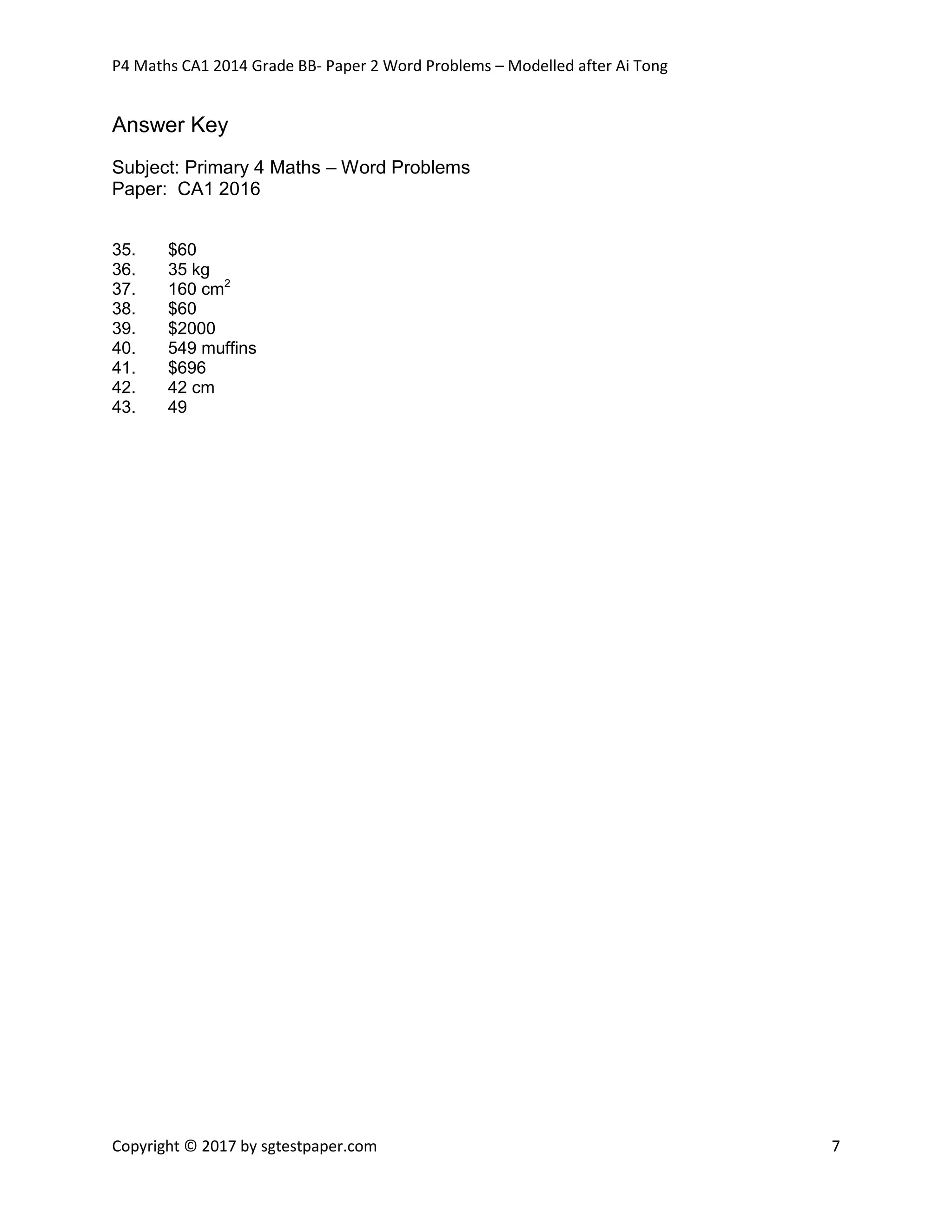 P4 maths ca1_2016_word_problems_solutions_modelled_after_ai_tong | PDF