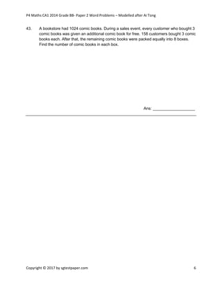 P4 maths ca1_2016_word_problems_solutions_modelled_after_ai_tong | PDF