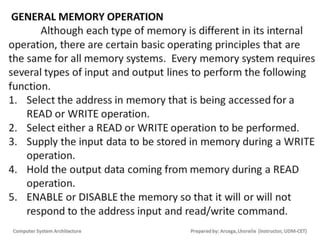 computer memory | PPSX | Data Storage and Warehousing | Computing