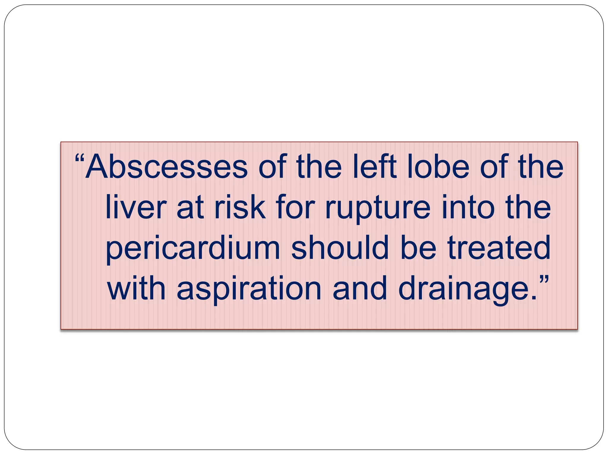 Liver abscess 1 | PPTX