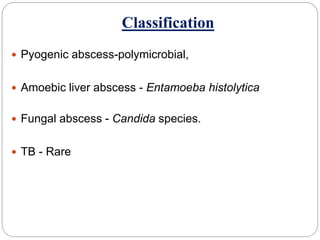 Liver abscess 1 | PPTX