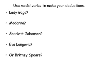 PowerPoint modal verbs | PPT