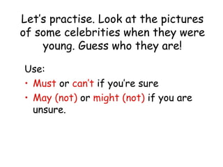 PowerPoint modal verbs | PPT