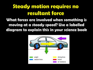 EXPLAINING MOTION HOMEWORK (P4) | PPTX