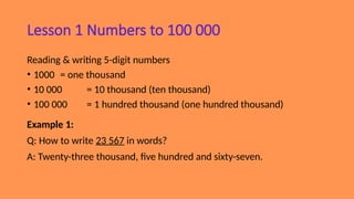 P4_Numbers to 100 000.pptxnjhufyftydtstr | PPTX