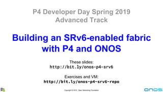 P4+ONOS SRv6 tutorial.pptx