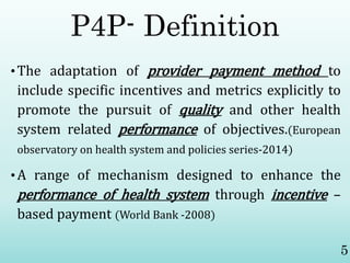Paying For performance in Health care | PPTX | Medical Health