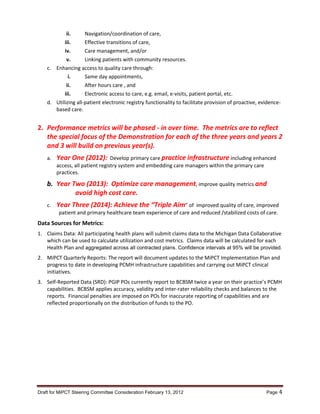 MiPCT Performance Incentive Committee Report | PDF