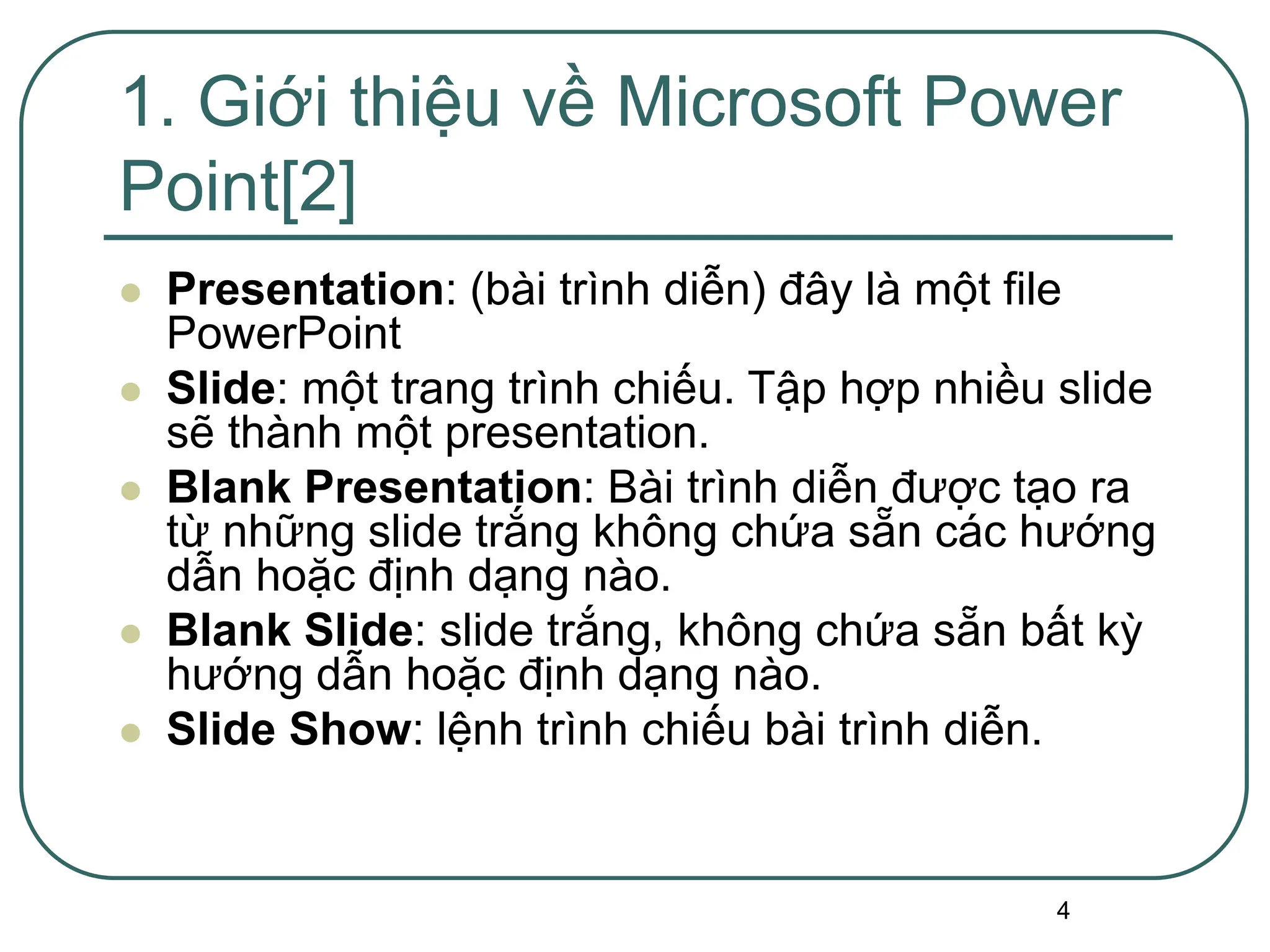 Slide instructions for using powerpoint.ppt