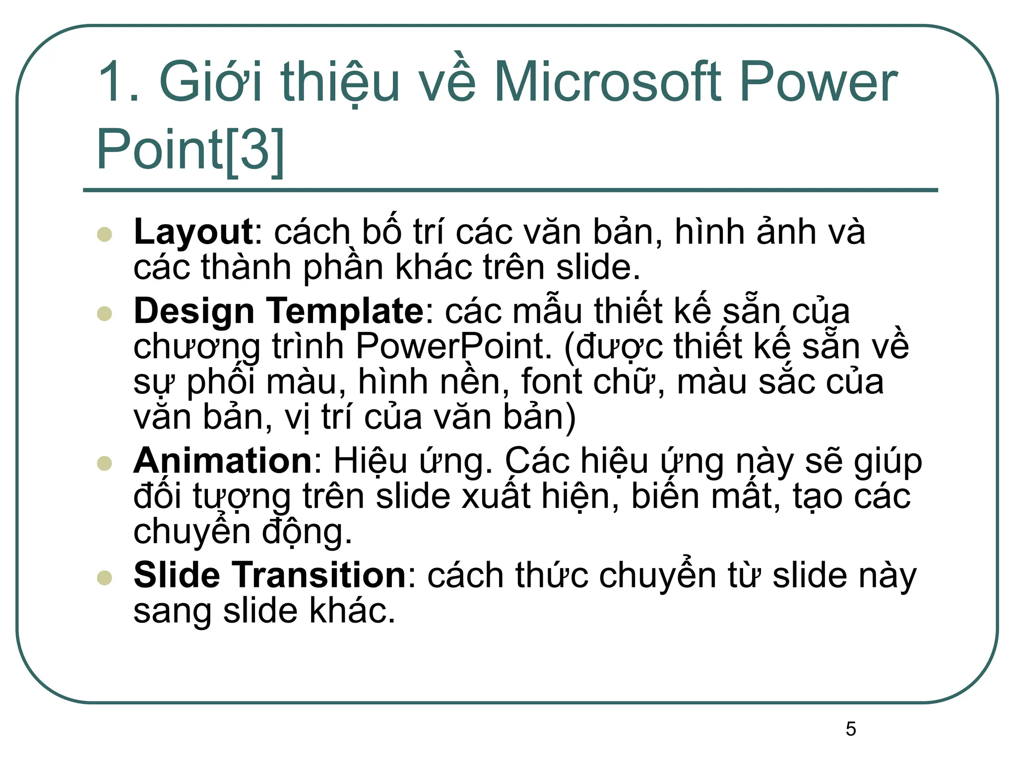 Slide instructions for using powerpoint.ppt