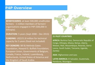 PAA Africa Programme Inception Workshop - P4P presentation | PPT