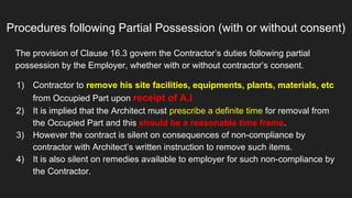 Seminar - Partial Possession by Employer | PDF