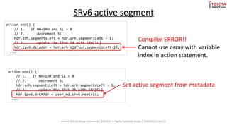 p4srv6 (P4-16) design document rev1.0 | PPT