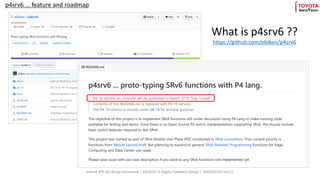 p4srv6 (P4-16) design document rev1.0 | PPT
