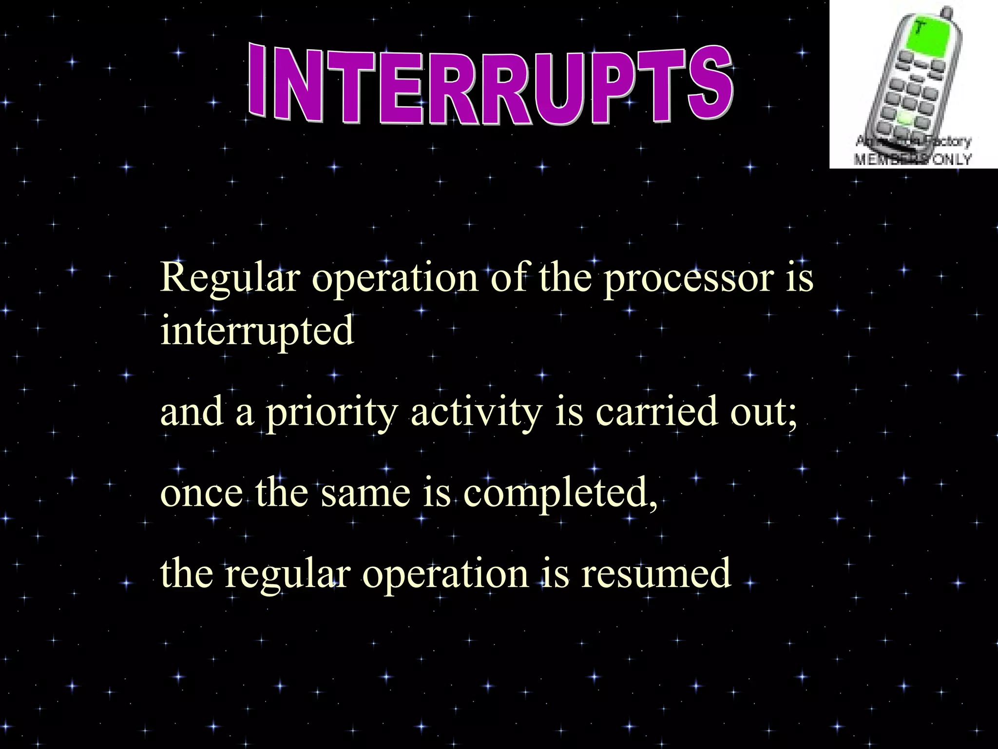subroutines and interrupts | PPT | Operating Systems | Computer Software and Applications