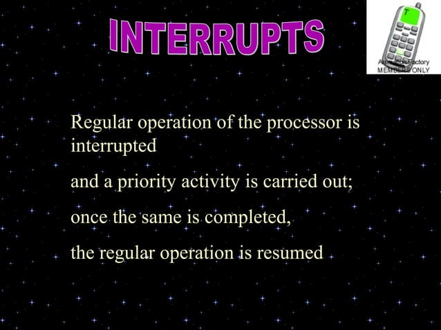 subroutines and interrupts | PPT | Operating Systems | Computer Software and Applications