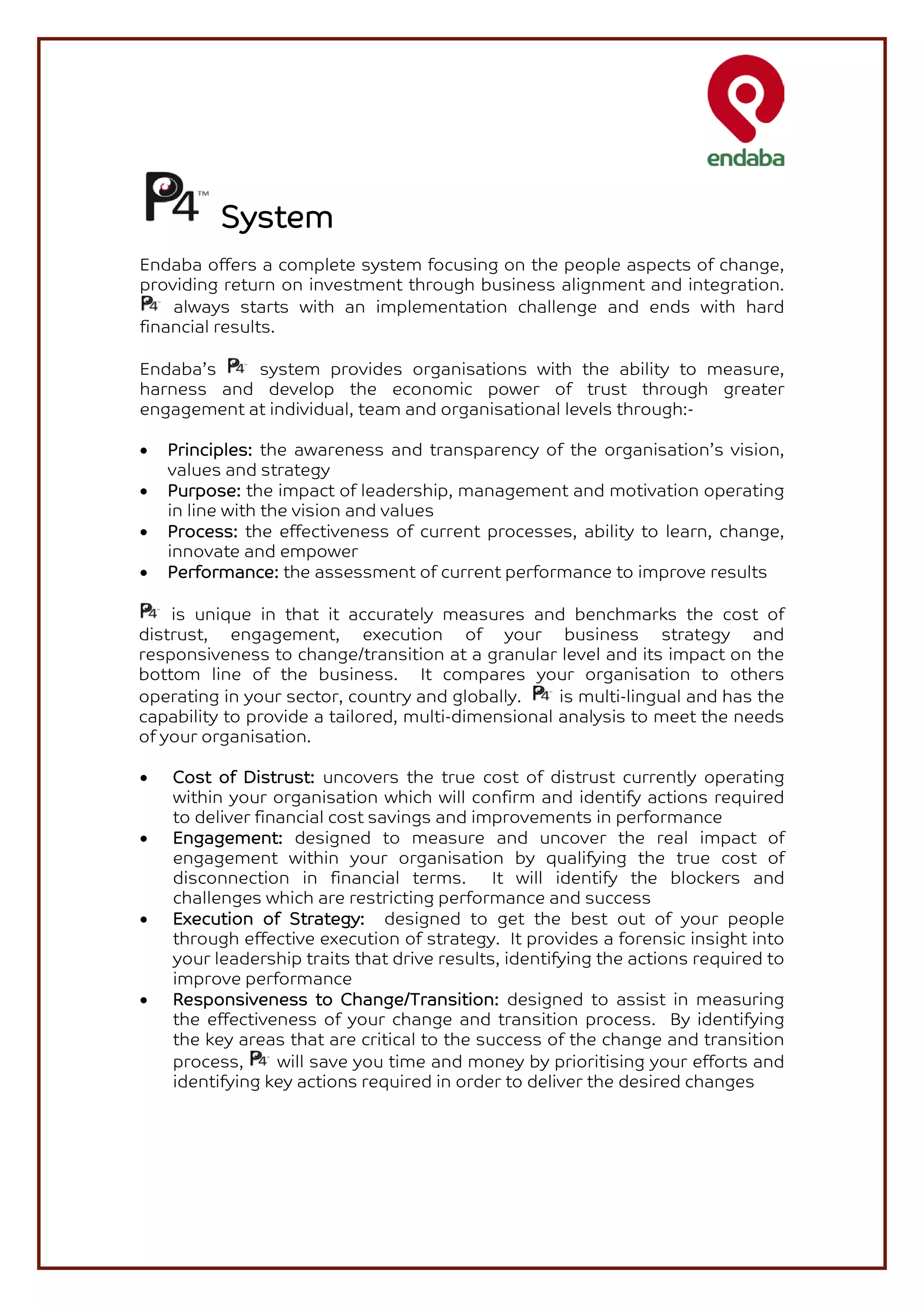 P4 System Overview | PDF