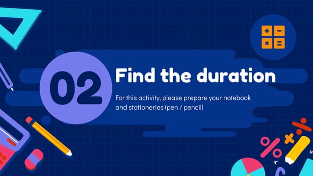 Time (finding duration) Grade 3-4 | PPTX