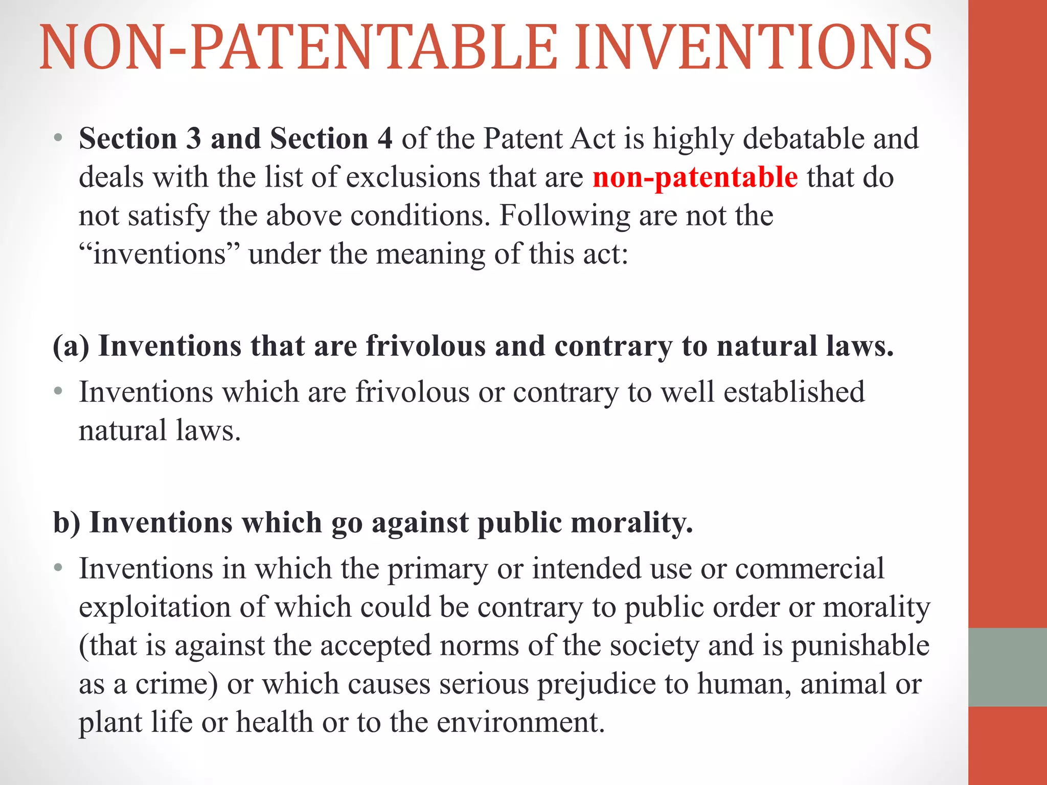 Patentable and Non-Patentable inventions.pptx