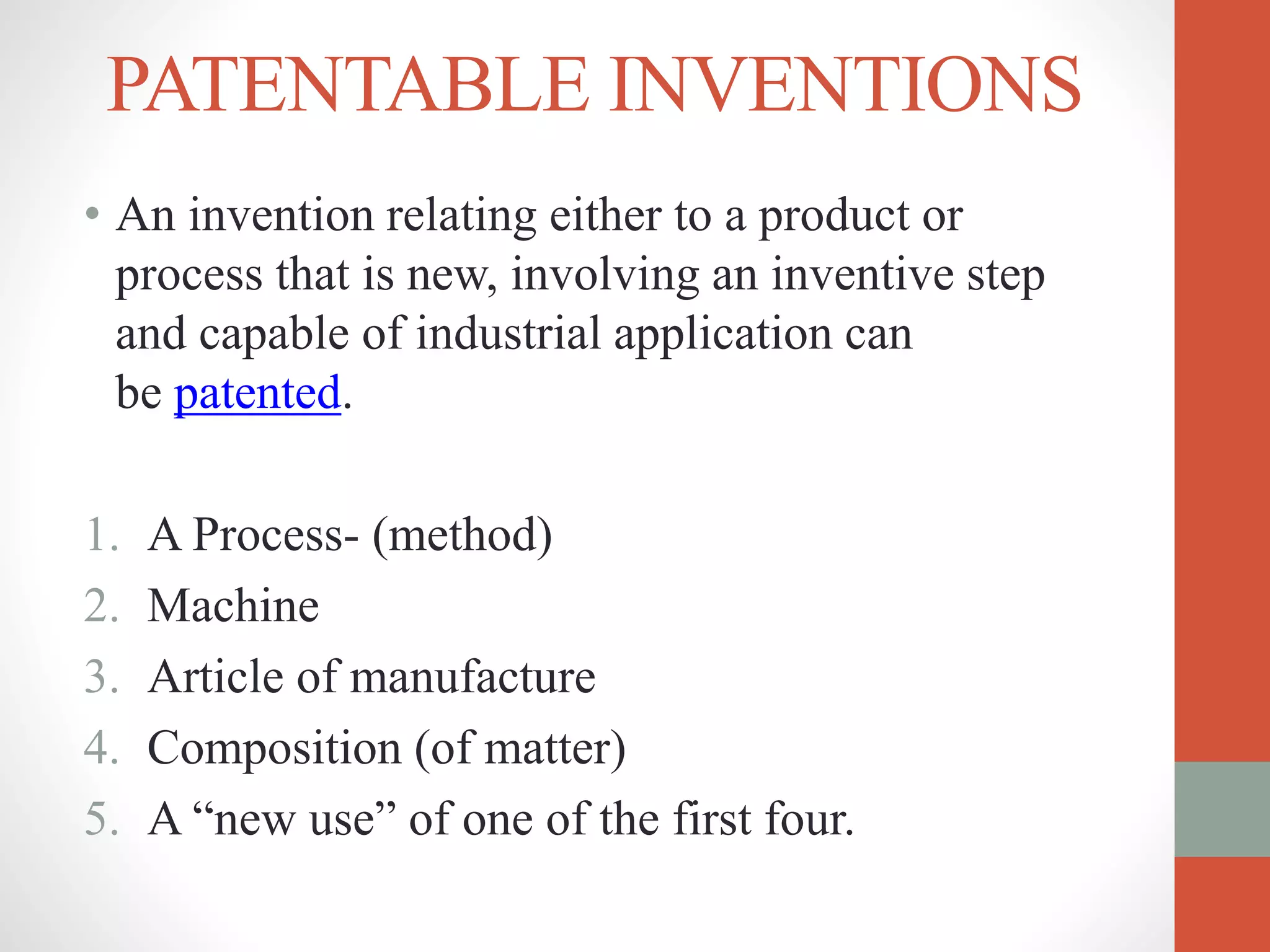 Patentable and Non-Patentable inventions.pptx