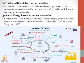 Patentable and Non-Patentable inventions.pptx