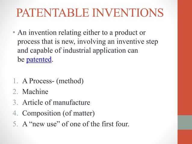 Patentable and Non-Patentable inventions.pptx