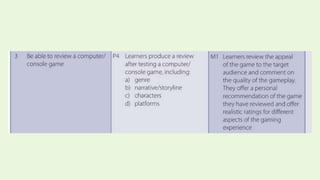 P4 writing a games review | PPT