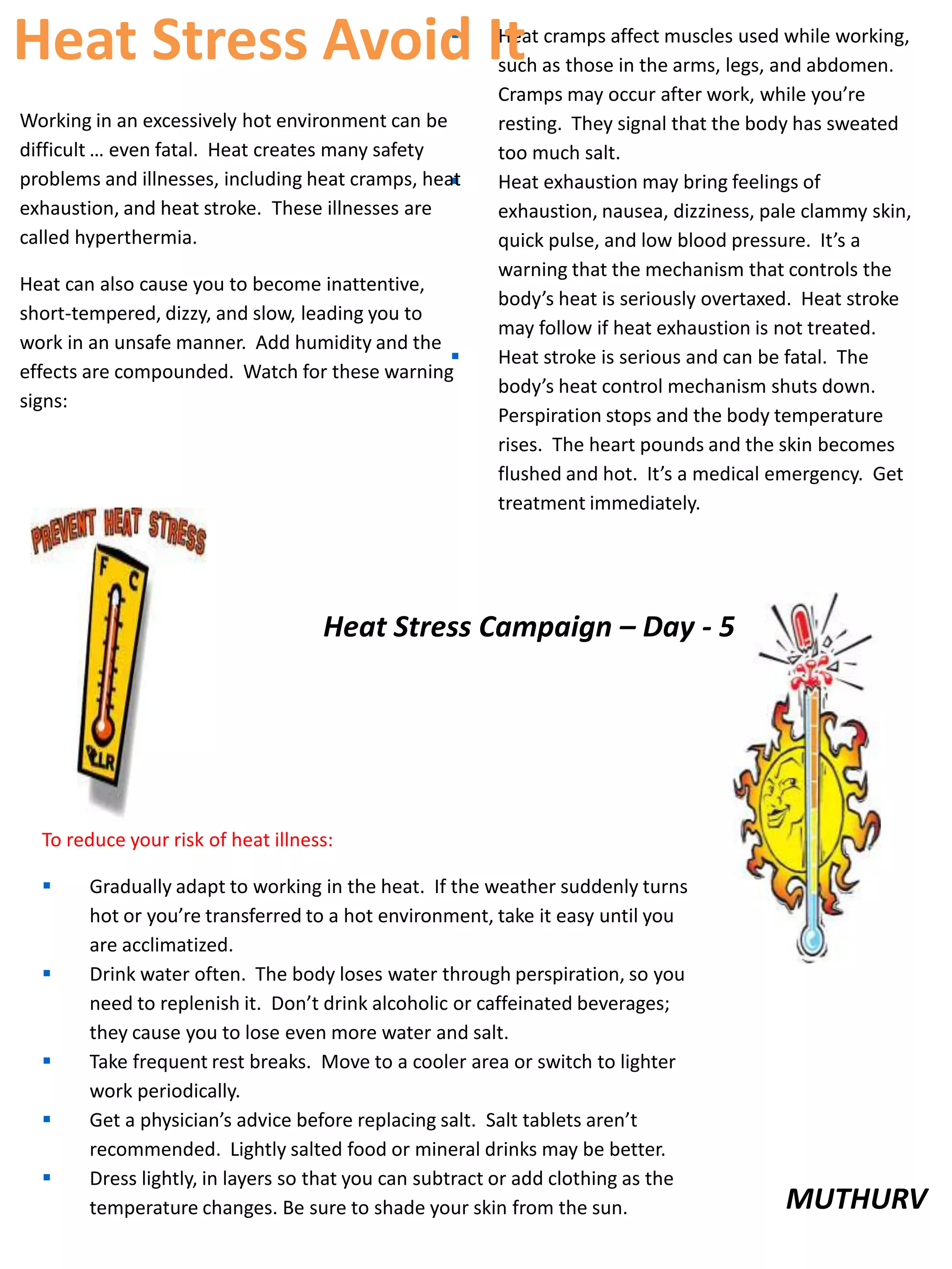 heat stress | PPTX