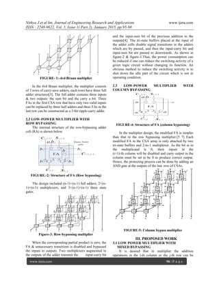 Comparative Study of Low Power Low Area Bypass Multipliers for Signal ...