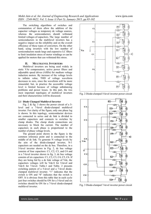 Comparative Analysis And Simulation Of Diode Clamped And Cascaded H Bridge Multilevel Inverter
