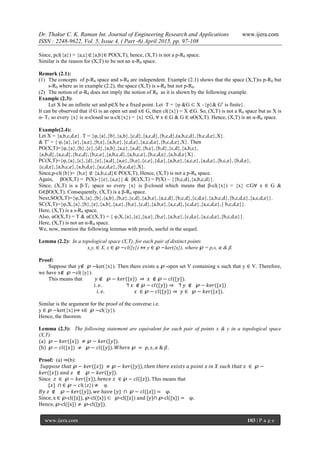 An Overview of Separation Axioms by Nearly Open Sets in Topology. | PDF