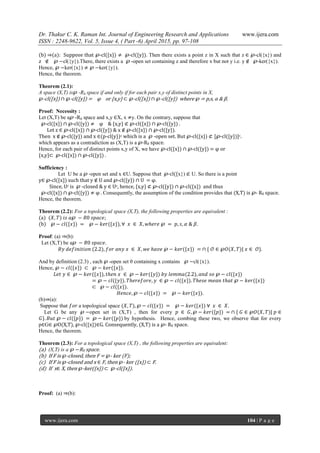 An Overview of Separation Axioms by Nearly Open Sets in Topology. | PDF