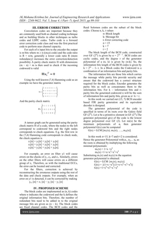 Fault Tolerant Parallel Filters Based On Bch Codes | PDF