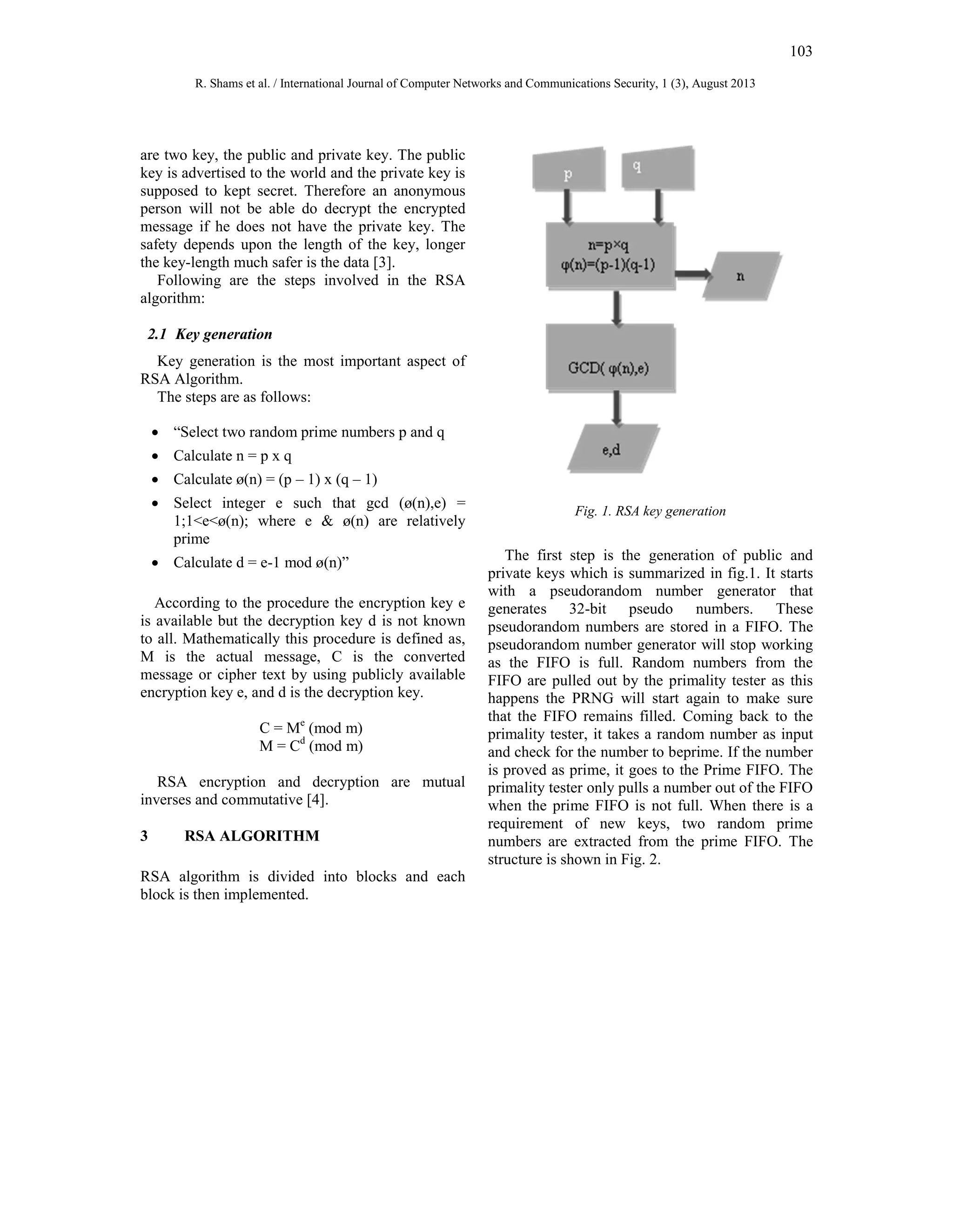 Cryptosystem An Implementation Of Rsa Using Verilog Pdf