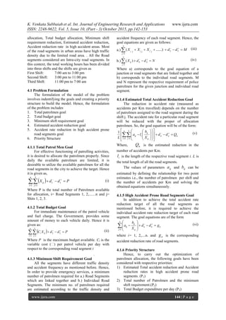 Optimization of Patrol Manpower Allocation Using Goal Programming Approach -A Case Study | PDF