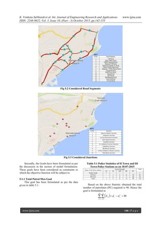 Optimization of Patrol Manpower Allocation Using Goal Programming ...