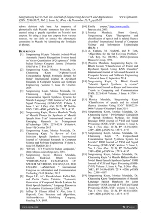 Grapheme-To-Phoneme Tools for the Marathi Speech Synthesis | PDF