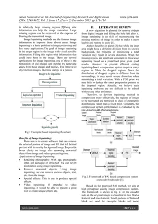 Removal of Unwanted Objects using Image Inpainting - a Technical Review | PDF | Photo Editing ...