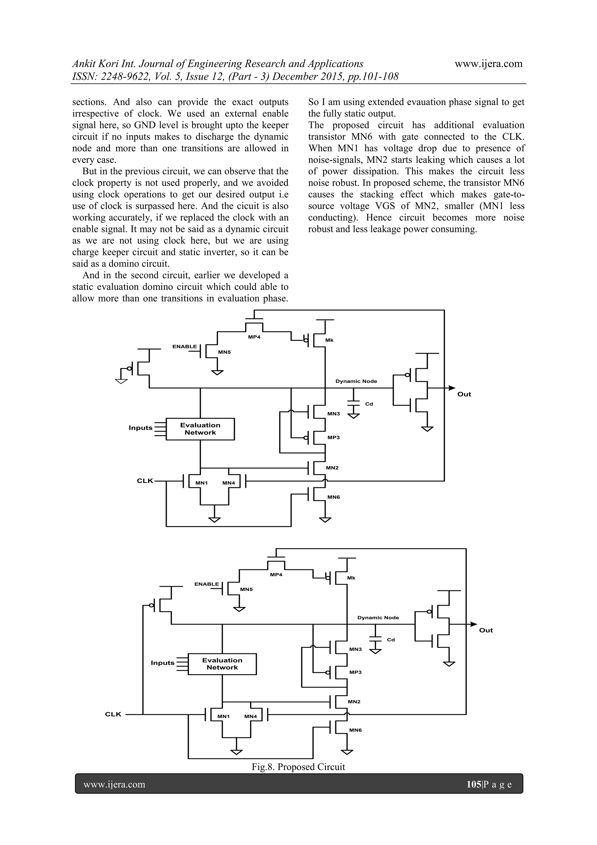 Ultra Low Power Design and High Speed Design of Domino Logic Circuit | PDF | Physics | Science