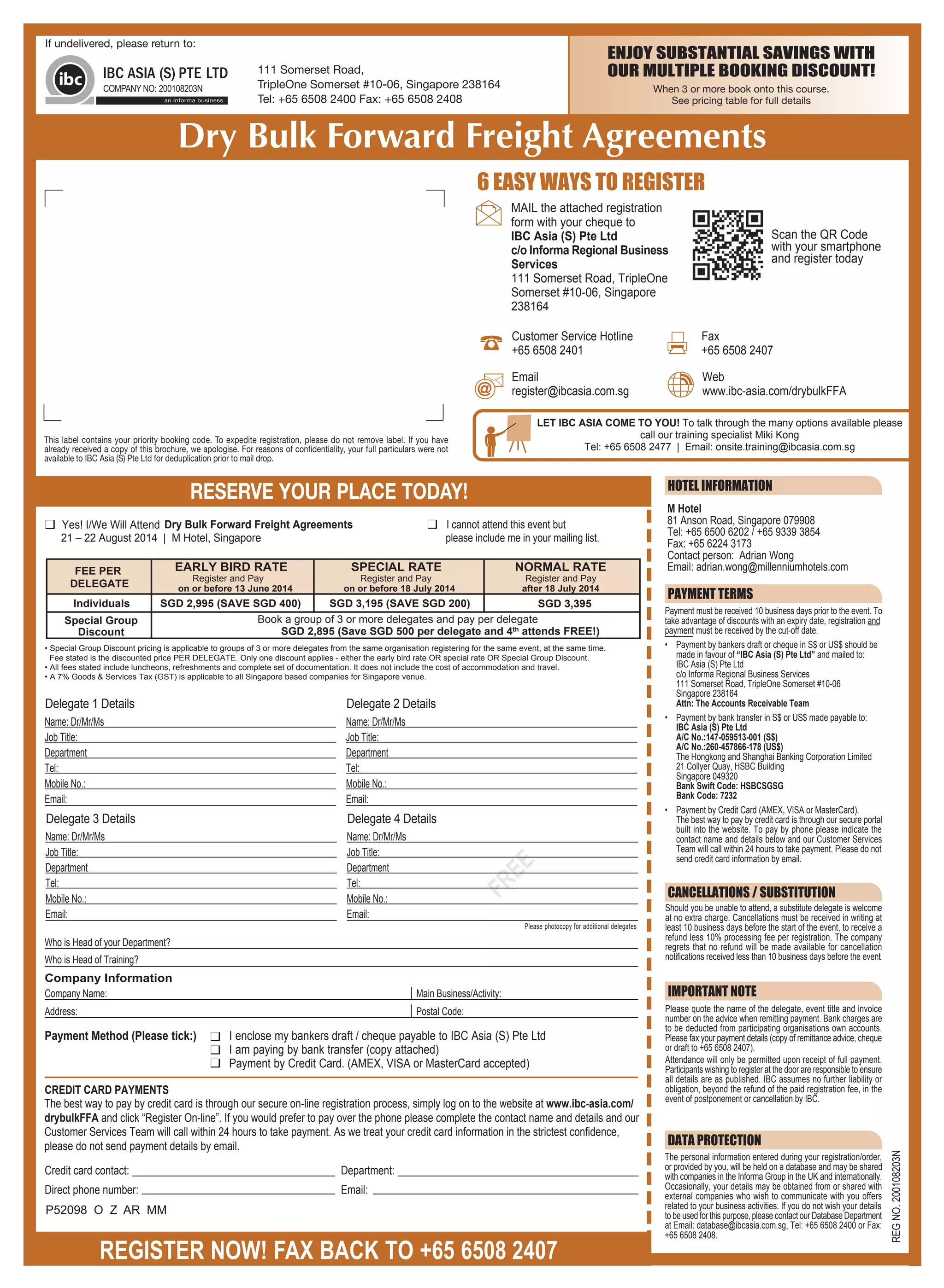Dry Bulk Forward Freight Agreements | PDF