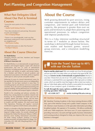 Port Planning and Congestion Management | PDF