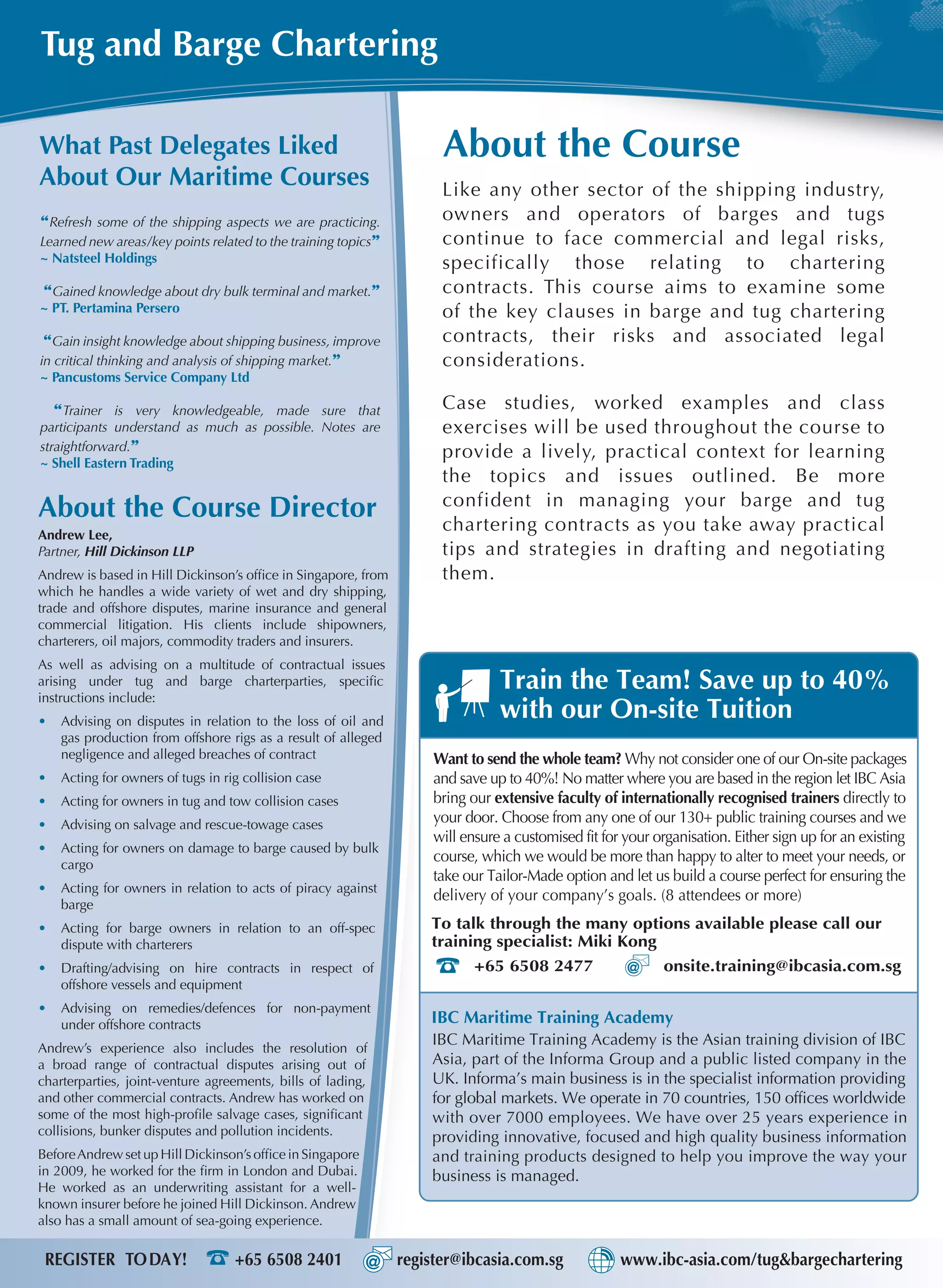 Tug and Barge Chartering | PDF