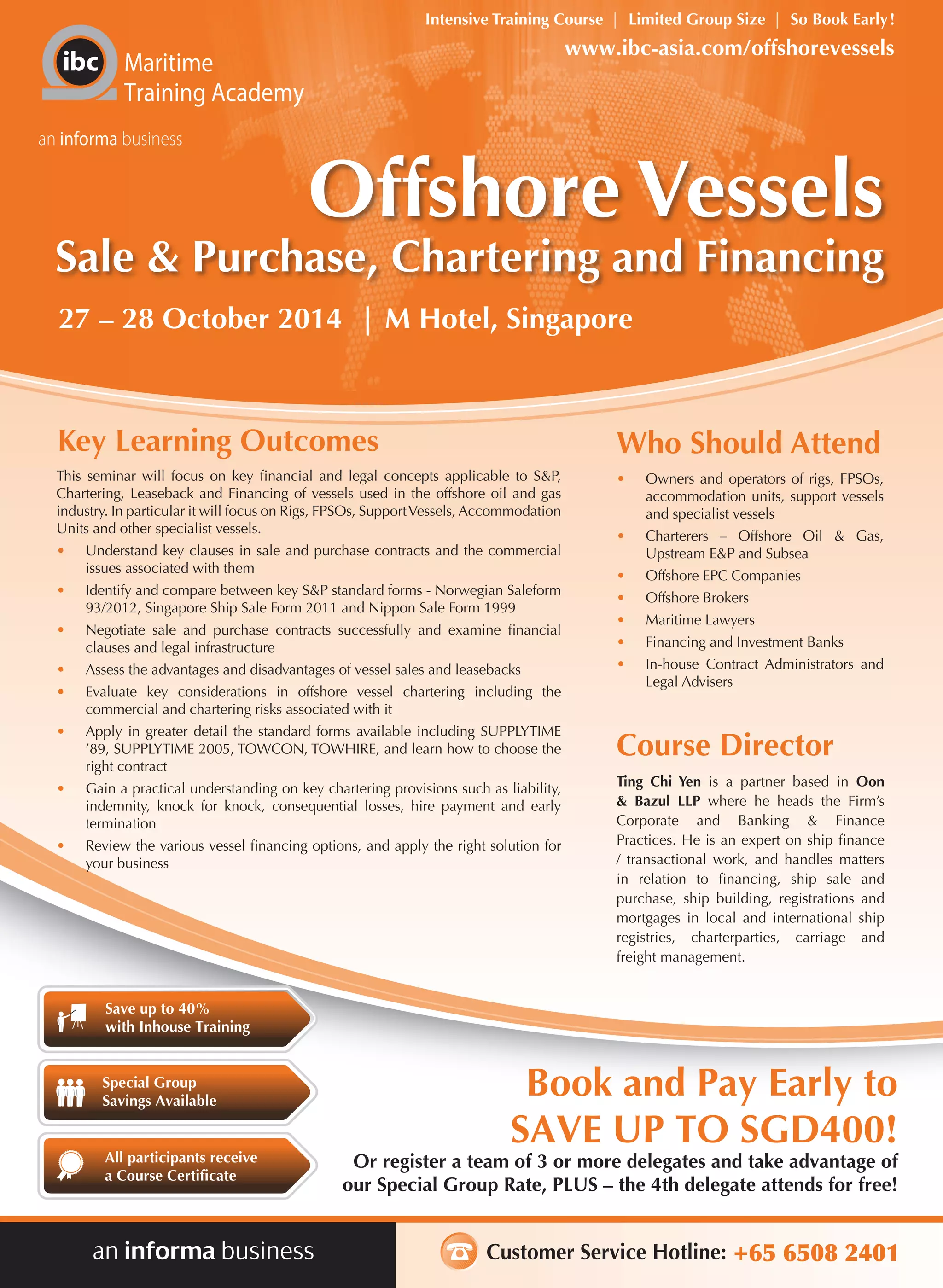Offshore Vessels Sale & Purchase, Chartering and Financing | PDF