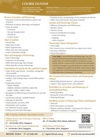 Advanced Laytime & Demurrage | PDF