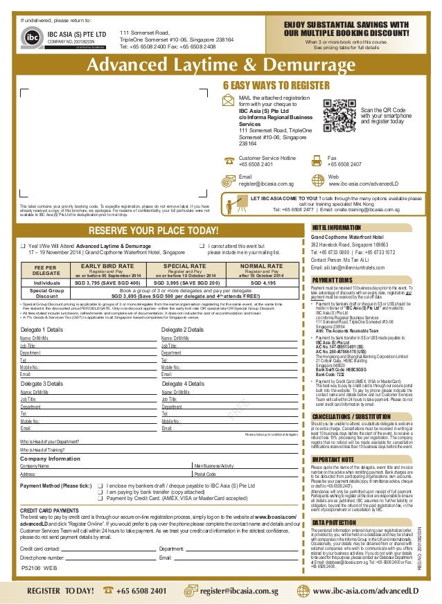 Advanced Laytime & Demurrage